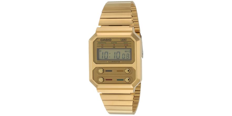Casio Vintage Digital Gold-Tone Watch