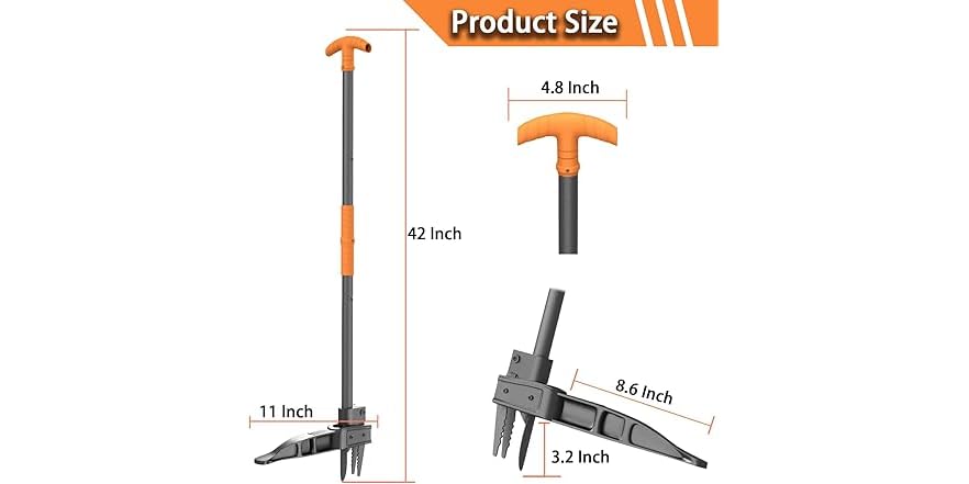Toiclebor SDWP-021 Stand Up Weed Puller Tool