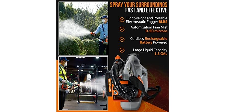 SuperHandy Electrostatic/ULV Fogger Sprayer
