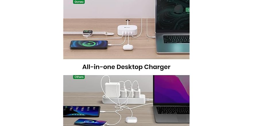 GONEO Fast Charger, 4 in 1 USB C Adapter