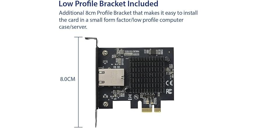 Single Port 10 Gigabit Ethernet PCI-e x1 Network Card