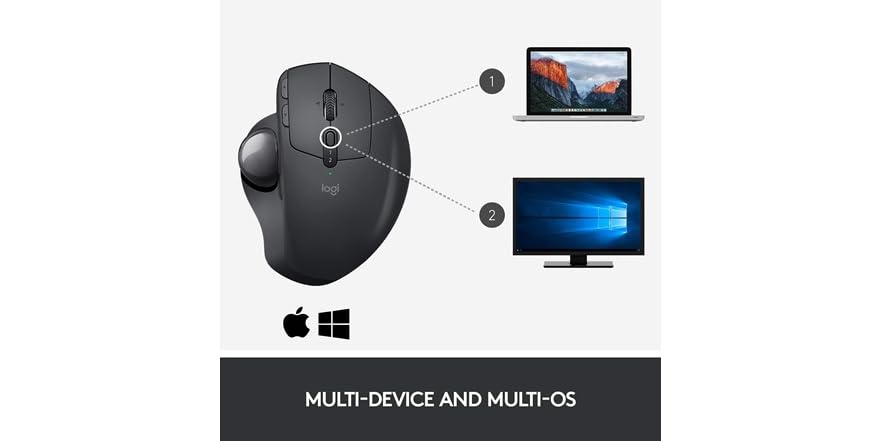 Logitech MX Ergo Wireless Trackball Mouse