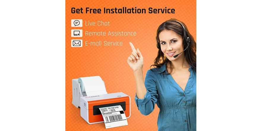 K Comer Shipping Label Printer