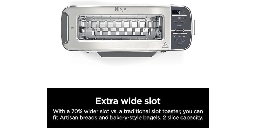 Ninja Foodi 2-in-1 Toaster Stainless Steel
