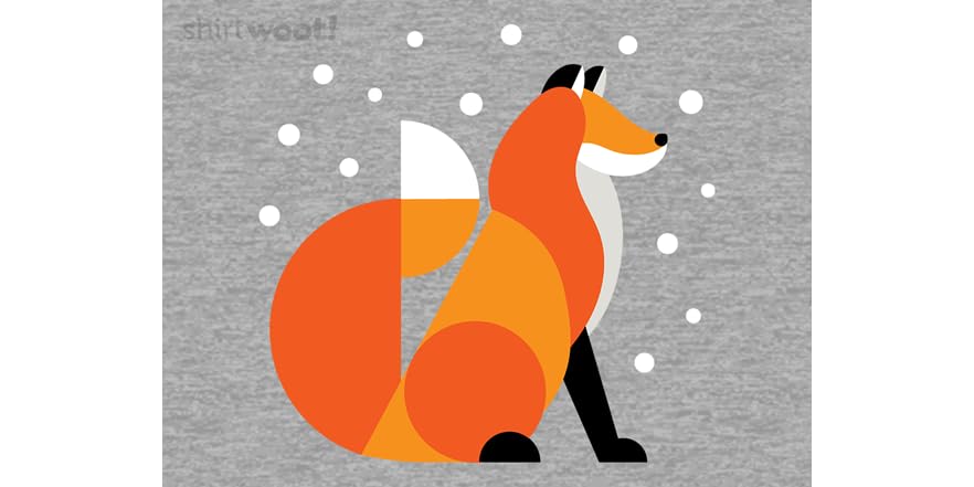 Geometric Winter Fox