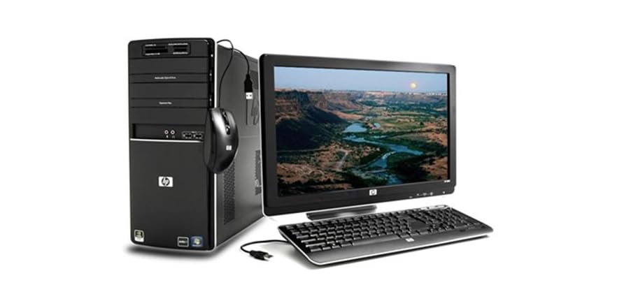 HP Pavilion Dual Core Desktop PC with 20" LCD