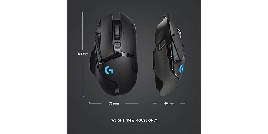 Logitech G502 Lightspeed Wireless Gaming Mouse (Open Box)