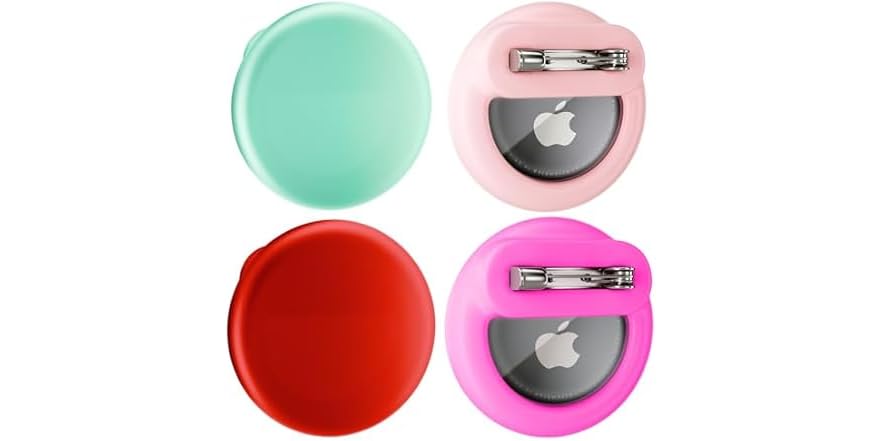 FlyCoco AirTag 4 Pack Hidden Case for Apple, Air Tag Holder