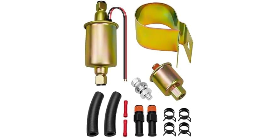 6V Electric Fuel Pump Installation Kit