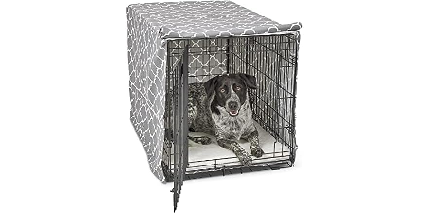 New World Dog Crate Cover w/ Fabric