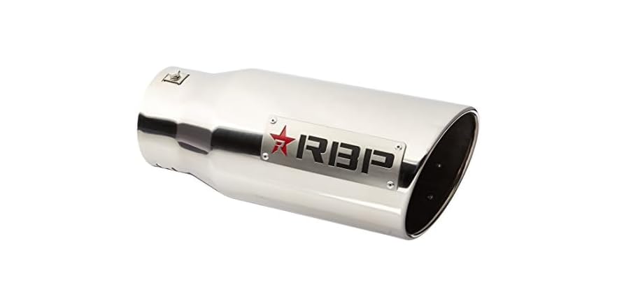 Slant Cut Resonated Exhaust Muffler Tip