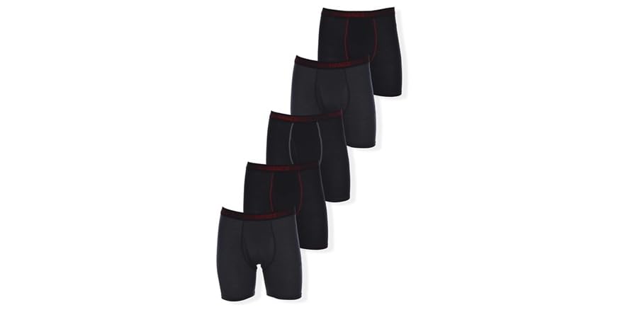 Hanes Men's Sport Boxer Briefs 5PK