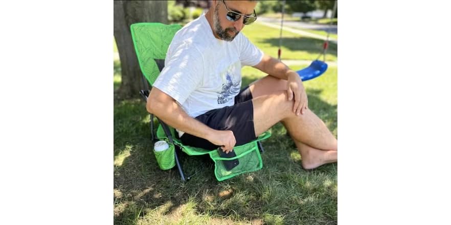 Collapsible Green Beach Chair