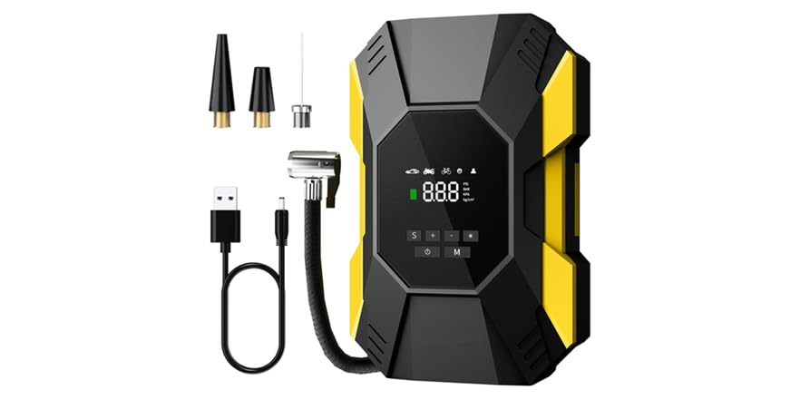 Portable Air Compressor, Cordless Rechargeable