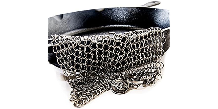 ScrubberPro Cast Iron Chainmail Scrubber