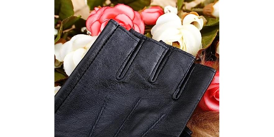 NappaNovum Italian Nappa Gloves (S, Black)