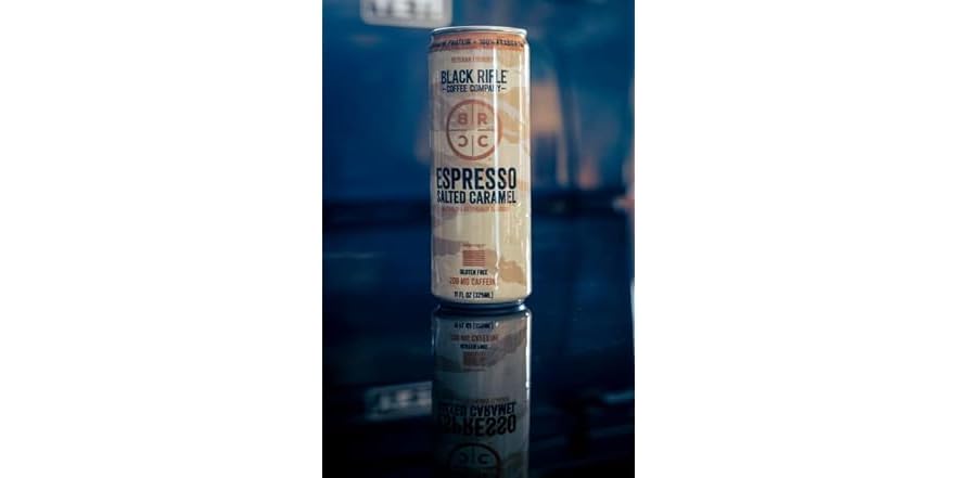 (12 Pack) Black Rifle Coffee RTD Salted Caramel Espresso, 11 Fl Oz