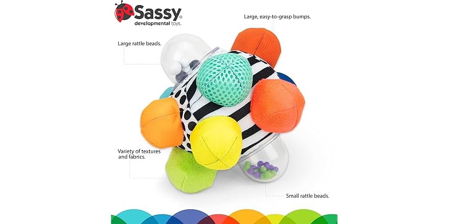 Sassy Developmental Bumpy Ball