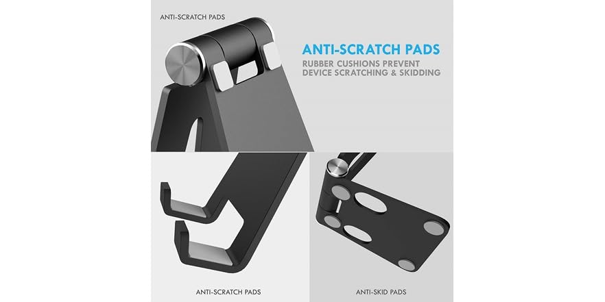 Aduro Foldable Aluminum Desktop Phone Stand