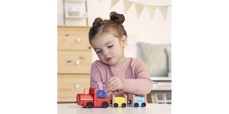 Peppa Pig Toys Wooden Toy Train