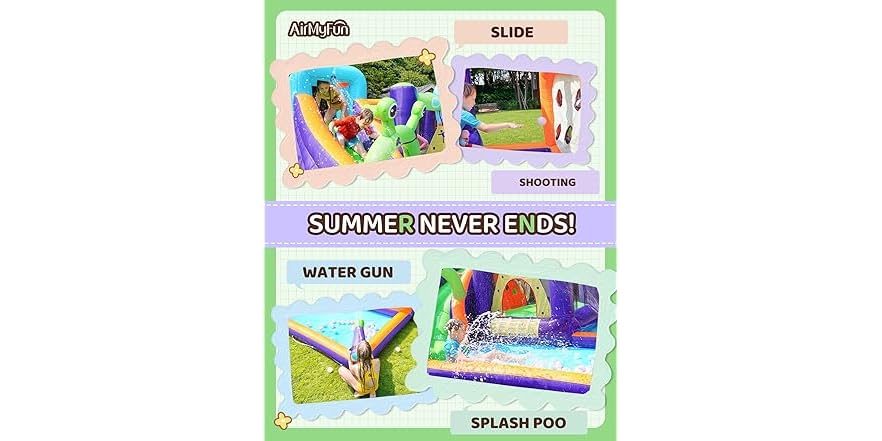 Alien Theme Inflatable Bounce House