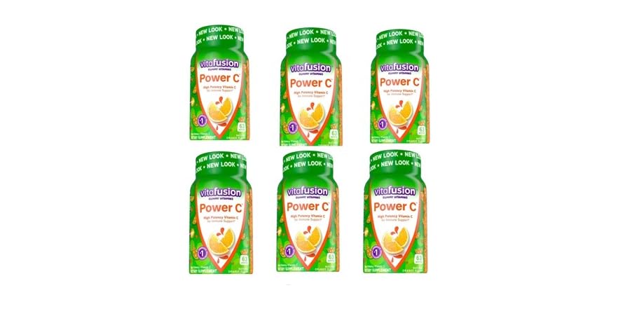 6PK Vitamins Power C 378 Count