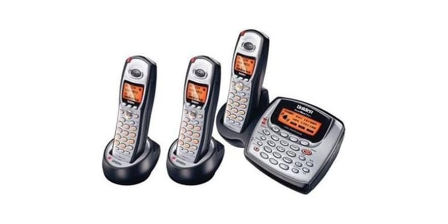 Uniden 5.8GHz Digital Cordless Phone with 3 Handsets & Answering System
