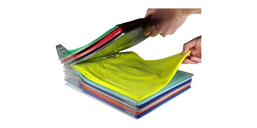 EZSTAX EZSTAX Closet Organizer, Shirt Folder, a