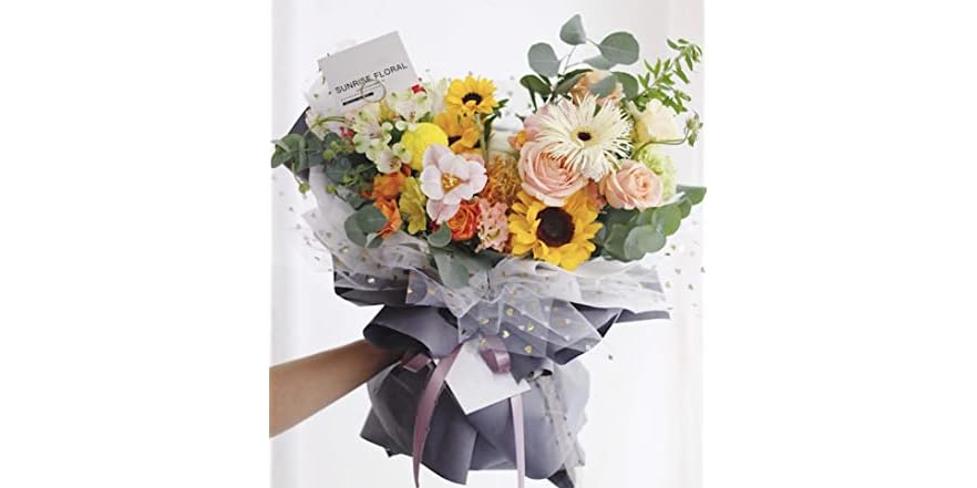 Korean Style Flower Wrapping Paper