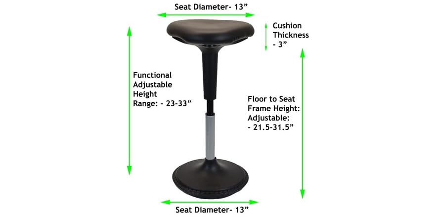 Uncaged Ergonomics Triangle Wobble Stool