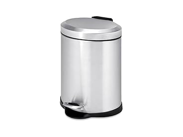 Stainless Steel Step Can, 5-Liter
