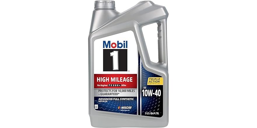 Mobil 1 Full Synthetic Motor Oil 10W-40, 5 Qt