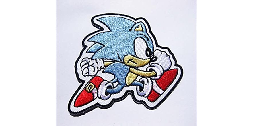 SONIC HEDGEHOG Patch Badge