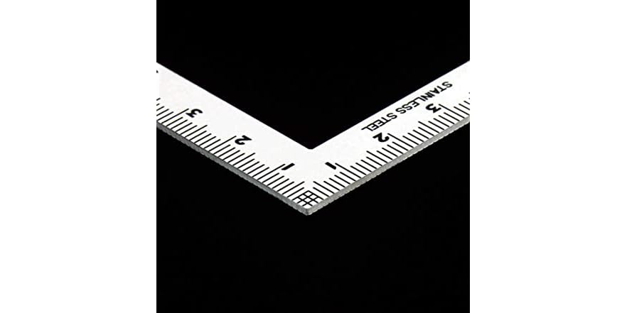 Mini Square Ruler 4" x 2"