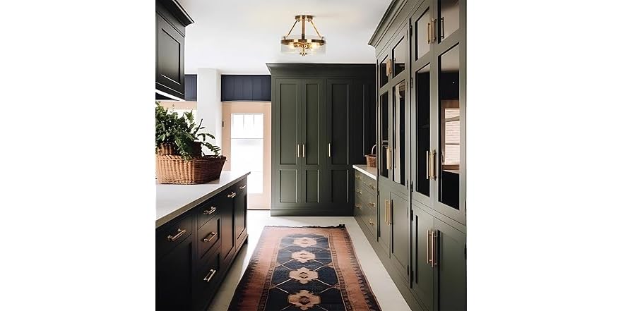 KSANA Gold Mount Ceiling Light (Open Box)