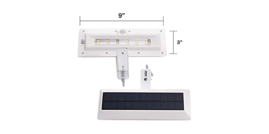 Solar Motion Detector Outdoor LED Lights - 2 Pack