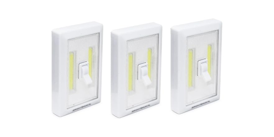 Wireless LED Light Switch, 3-Pack