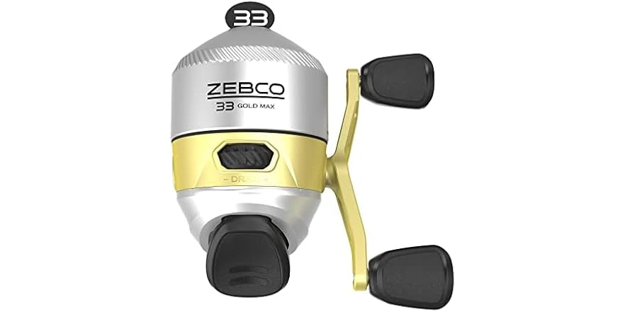 Zebco 33 MAX Gold Spincast Fishing Reel