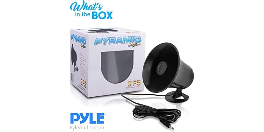 Pyramid 5” Outdoor Trumpet Car Horn Speaker