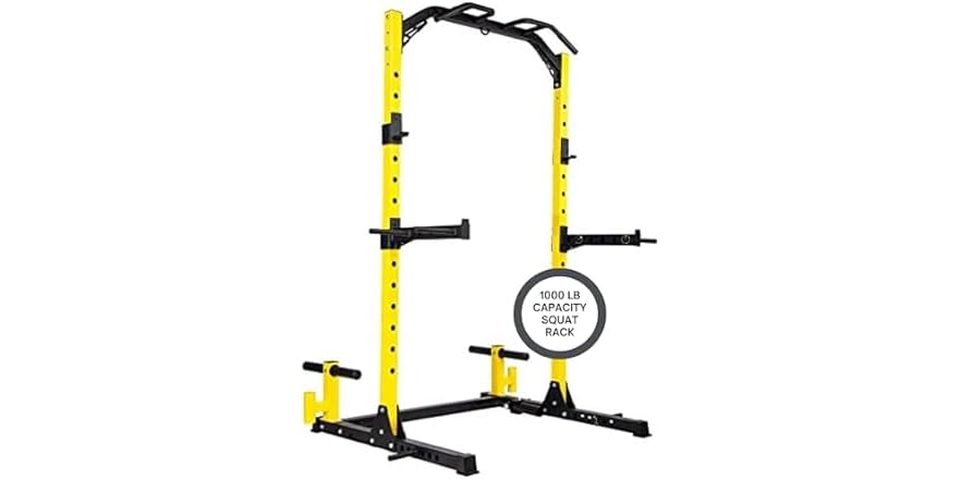 HulkFit Adjustable Pro Series Squat Rack