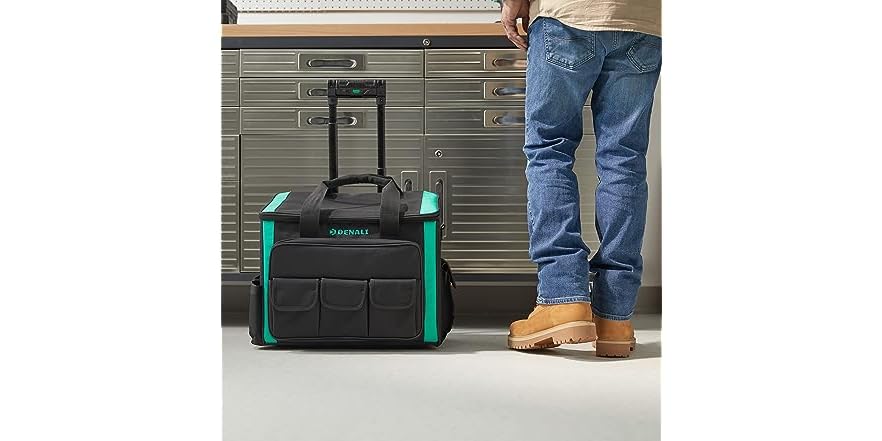 Denali 20 Pockets Lighted Roller Tool Bag (Open Box)