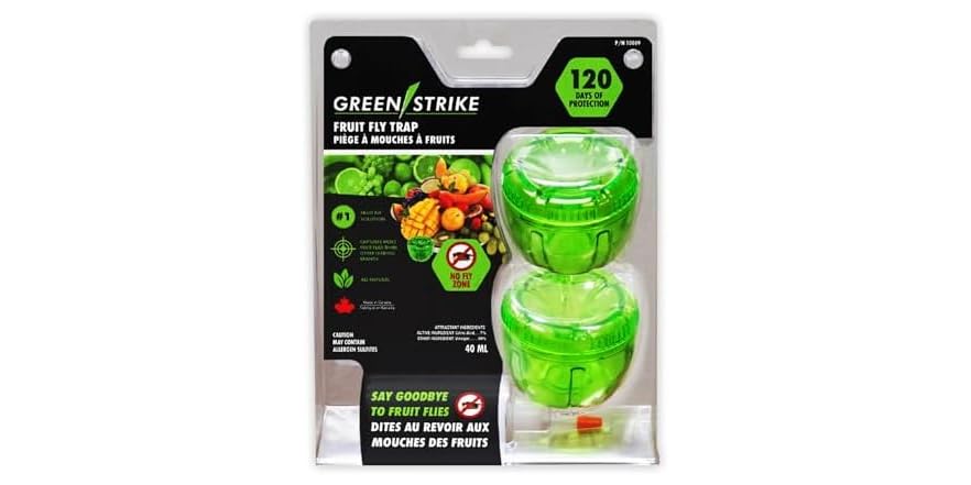 GREENSTRIKE 2-Pack Fruit Fly Traps