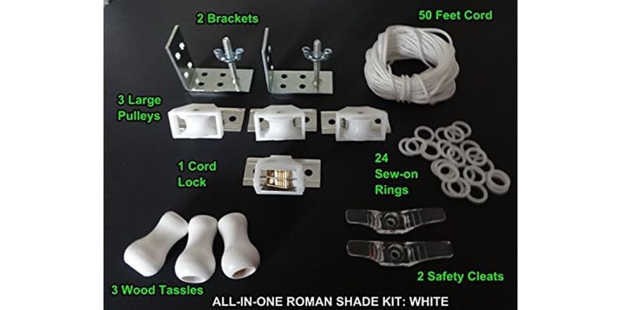 All-in-One Roman Shade Hardware Kit
