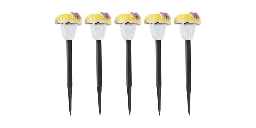 20-Piece Mini-Poly Top Solar Light Set