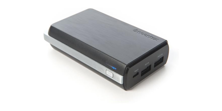 Powa 10,000 mAh Mobile Power Bank -Black