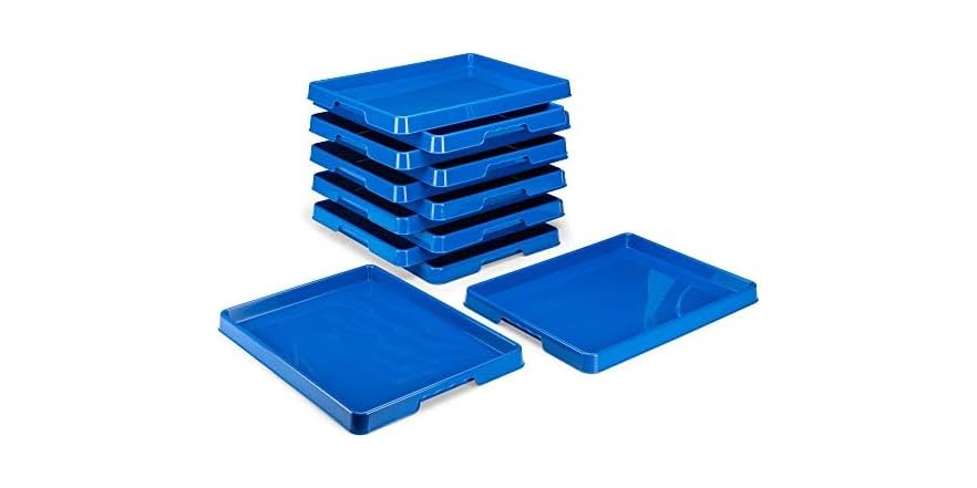 Storex Large Craft & Activity Blue Tray