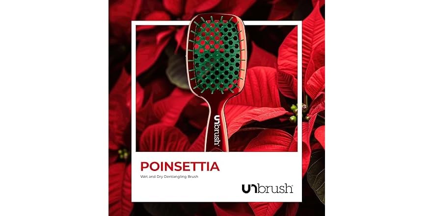 UNbrush Mini Holiday Hair Brush for Pain