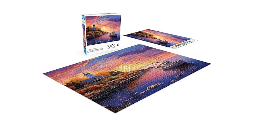 Puzzle: Imagine It - Marina at Sunset
