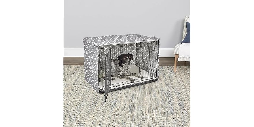 New World Dog Crate Cover w/ Fabric