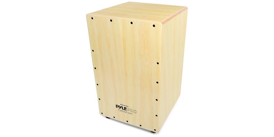Pyle PCJD18 Wooden Cajon Percussion Box